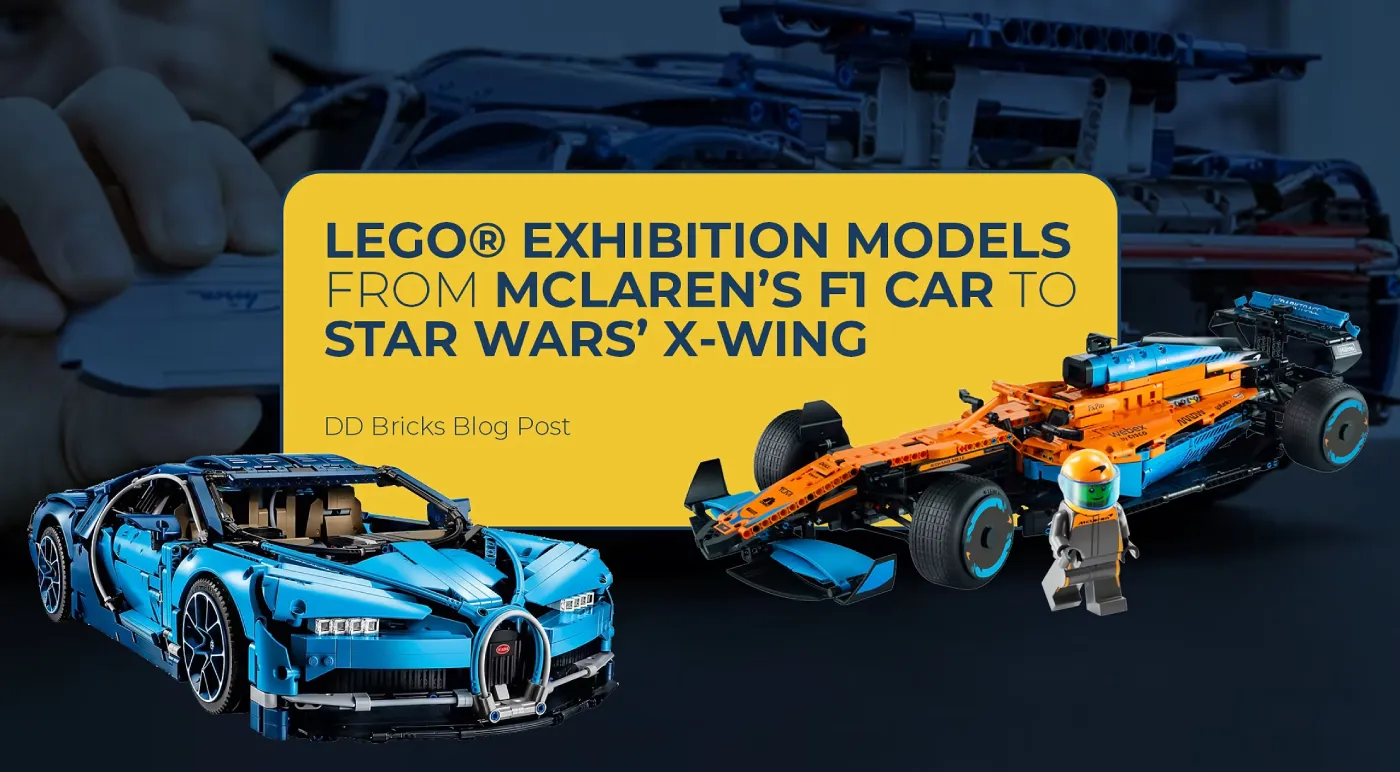 LEGO® Exhibition Models: From McLaren’s F1 Car to Star Wars’ X-Wing - DD Bricks